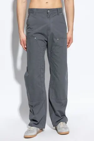MAISON MARGIELA Cotton Trousers - Grey
