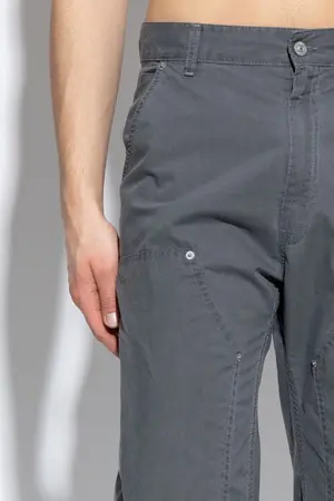 MAISON MARGIELA Cotton Trousers - Grey