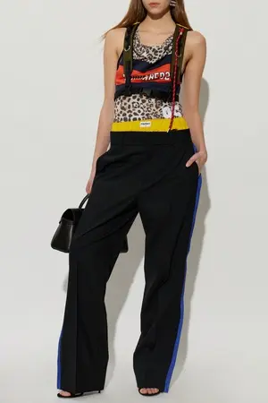 Dsquared2 Sleeveless Top With Appliqués