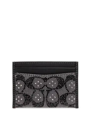 COACH Card Holder With Monogram - Grey