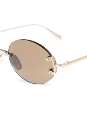 Linda Farrow Oval Sunglasses