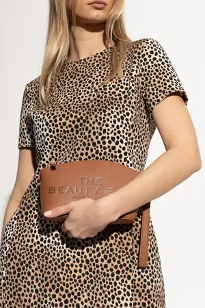 Marc Jacobs Leather Cosmetic Bag - Black