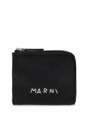Marni Wallet With Logo - Black