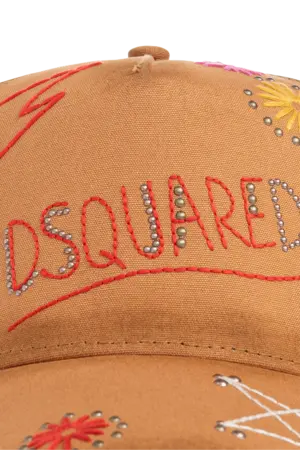 Dsquared2 Embroidered Baseball Cap - Brown