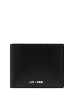 Alexander McQueen Leather Wallet - Black