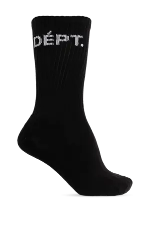 GALLERY DEPT. Logo Socks - Black