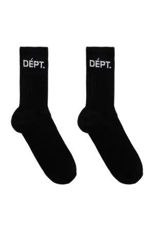 GALLERY DEPT. Logo Socks - Black