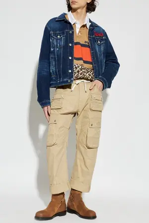 Dsquared2 Polo Made From Combined Materials