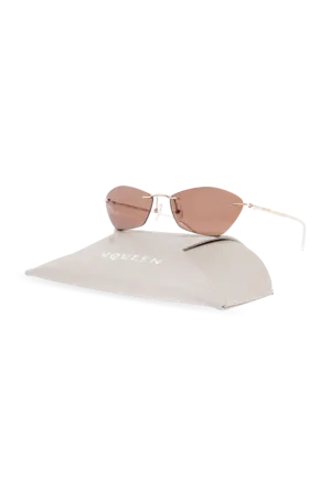 Alexander McQueen Rimless Cat-eye Sunglasses