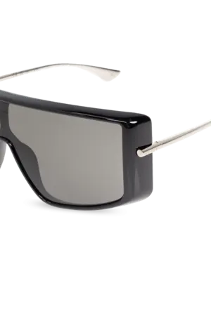 Alexander McQueen Oversized Mask Sunglasses - Black