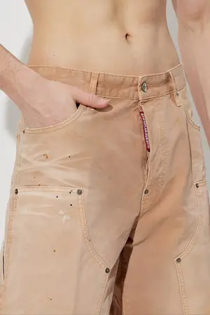 Dsquared2 Cargo Trousers - Beige