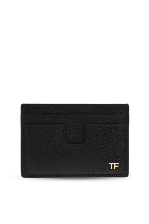 TOM FORD Leather Card Holder - Black
