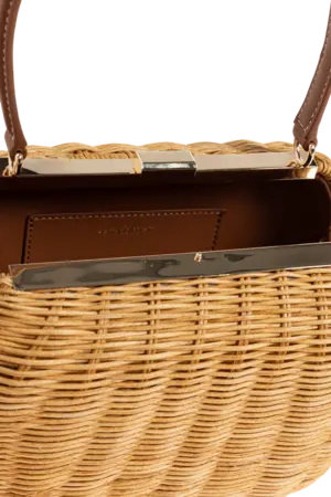 SELF-PORTRAIT Braided Top Handle Bag