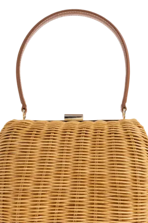 SELF-PORTRAIT Braided Top Handle Bag