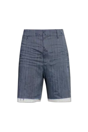 Dsquared2 Vintage-effect Shorts - Navy Blue