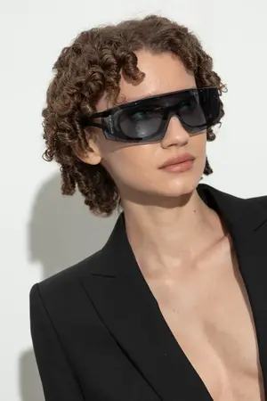 Alexander McQueen Full Rim Sunglasses - Blue