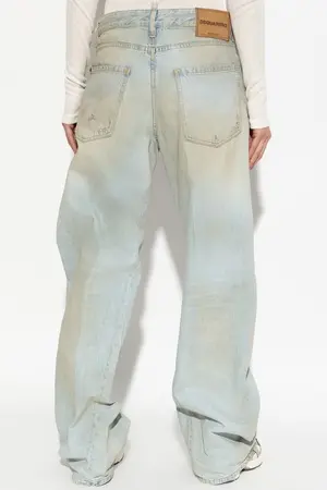 Dsquared2 Loose Twist Jeans - Light Blue