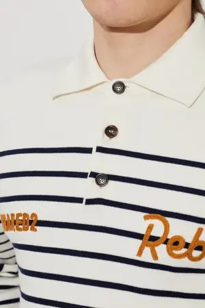 Dsquared2 Striped Pattern Polo