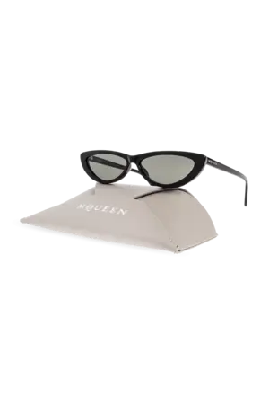 Alexander McQueen Cat-eye Sunglasses - Black