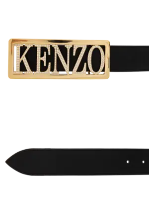 Kenzo Leather Belt With Logo