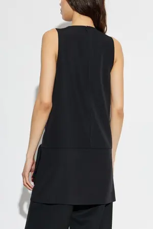 AMI Paris Wool Mini Dress With Belt
