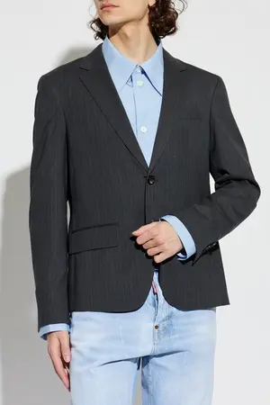 Dsquared2 Blazer With Double Vent - Grey