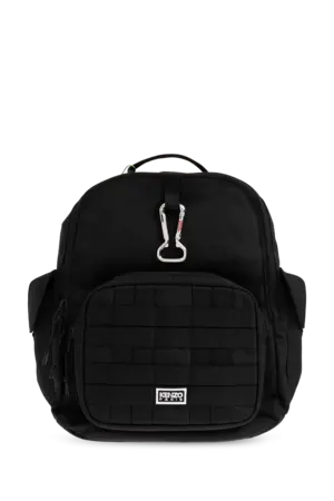 Kenzo Backpack With Logo - Black