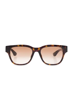 Alexander McQueen Full Rim Sunglasses - Brown