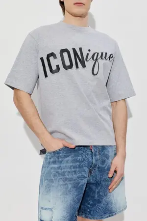 Dsquared2 T-shirt With Logo - Grey
