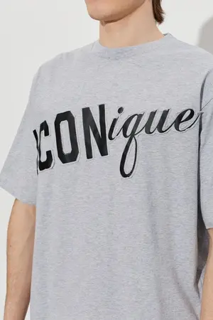 Dsquared2 T-shirt With Logo - Grey