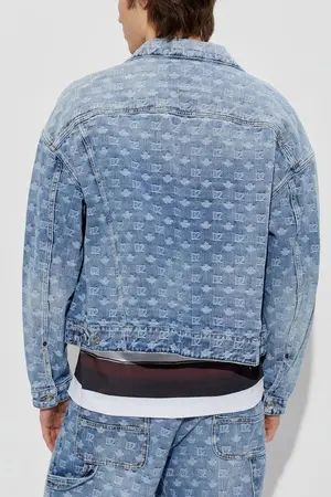 Dsquared2 Monogram Denim Trucker Jacket