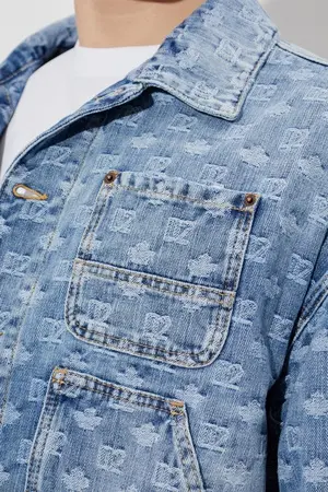 Dsquared2 Monogram Denim Trucker Jacket