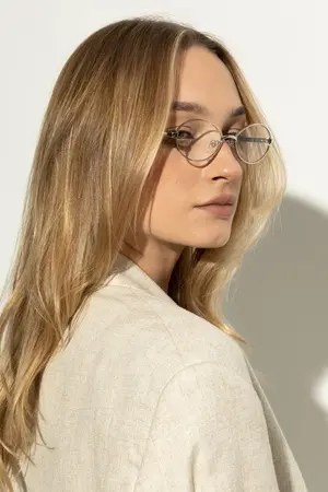 Jacquemus Eyeglasses Oval Frame - Silver