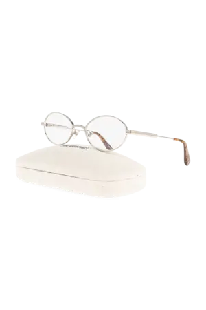 Jacquemus Eyeglasses Oval Frame - Silver