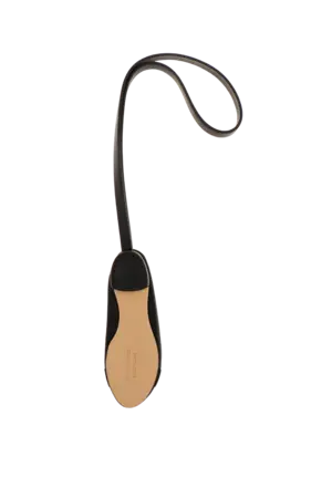 FERRAGAMO Ballerina Bag Charm - Black