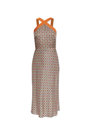 Paul Smith Patterned Off-shoulder Midi Dress - Multicolour