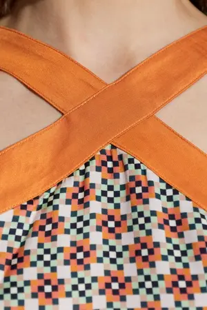 Paul Smith Patterned Off-shoulder Midi Dress - Multicolour