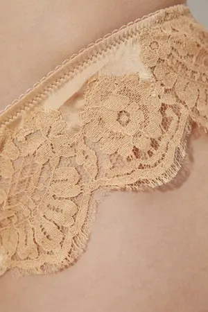 Dsquared2 Briefs With Lace Inserts - Beige