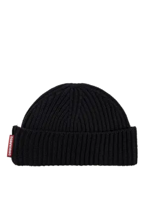 Dsquared2 Hat And Scarf Set - Black