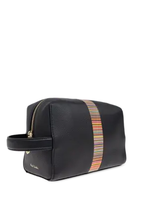 Paul Smith Leather Toiletry Bag - Black