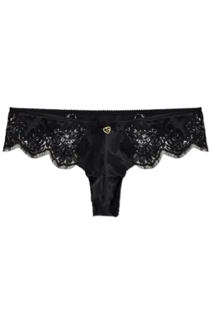 Dsquared2 Panties With Lace Inserts - Black
