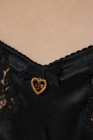 Dsquared2 Panties With Lace Inserts - Black