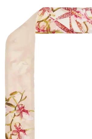 FERRAGAMO Silk Scarf - Cream
