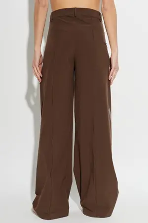Adidas X Entire Studios Wide-leg Trousers - Brown