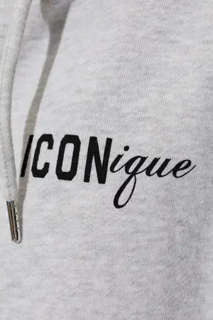 Dsquared2 Hooded Zip-up Sweatshirt - Grey