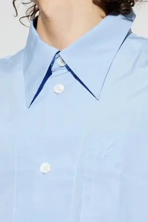 AMI Paris Oversize’ Shirt - Blue
