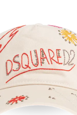 Dsquared2 Baseball Cap - Cream