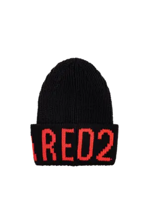 Dsquared2 Wool Beanie With Logo