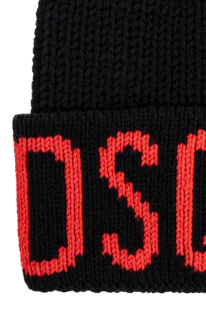 Dsquared2 Wool Beanie With Logo