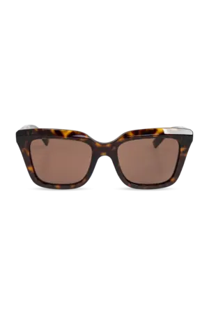 Alexander McQueen Rectangular Sunglasses - Brown